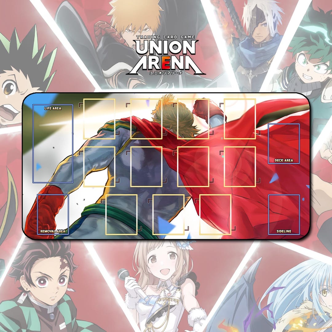 Playmat Mirio - Union Arena TCG / 24"x14" Inches (600x350x2mm) - Etsy