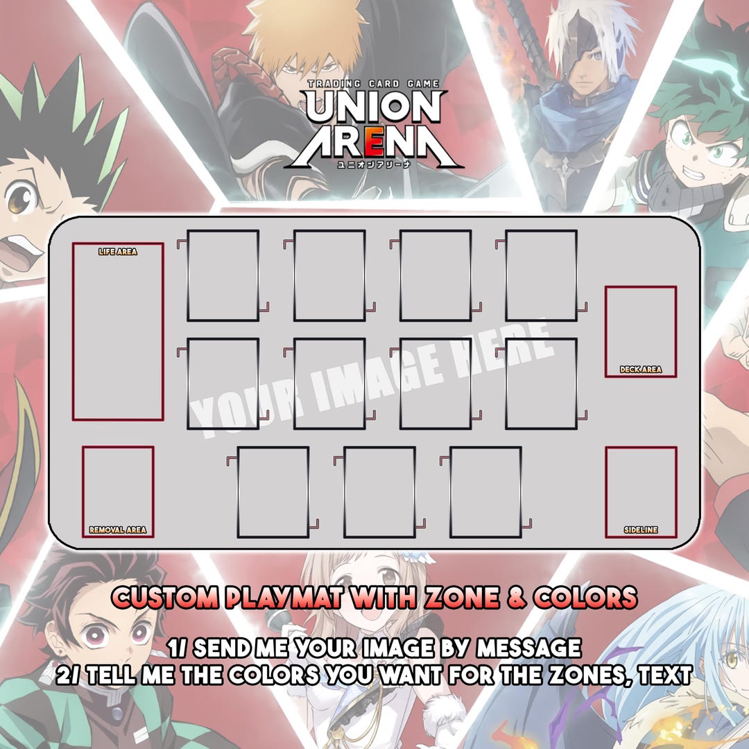 Custom Playmat Union Arena / 24"x14" Inches (600x350x2mm) - Etsy