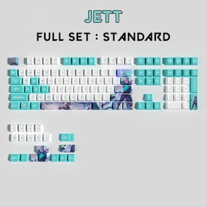 Keycaps Valorant Jett / Variations : 14 keys, 29 keys, Full set ...