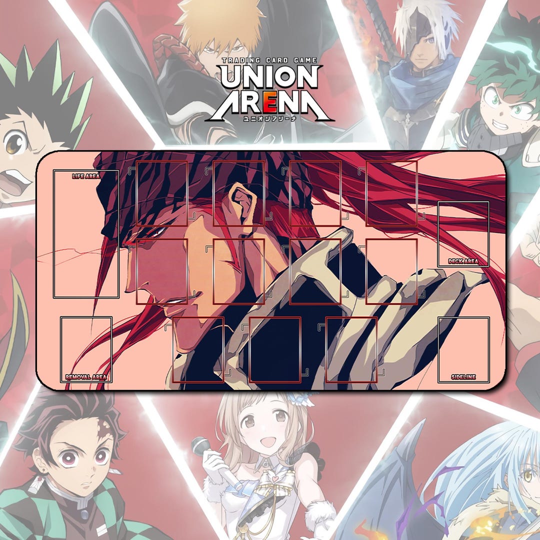 Playmat Renji Union Arena TCG / 24x14 Inches 600x350x2mm - Etsy