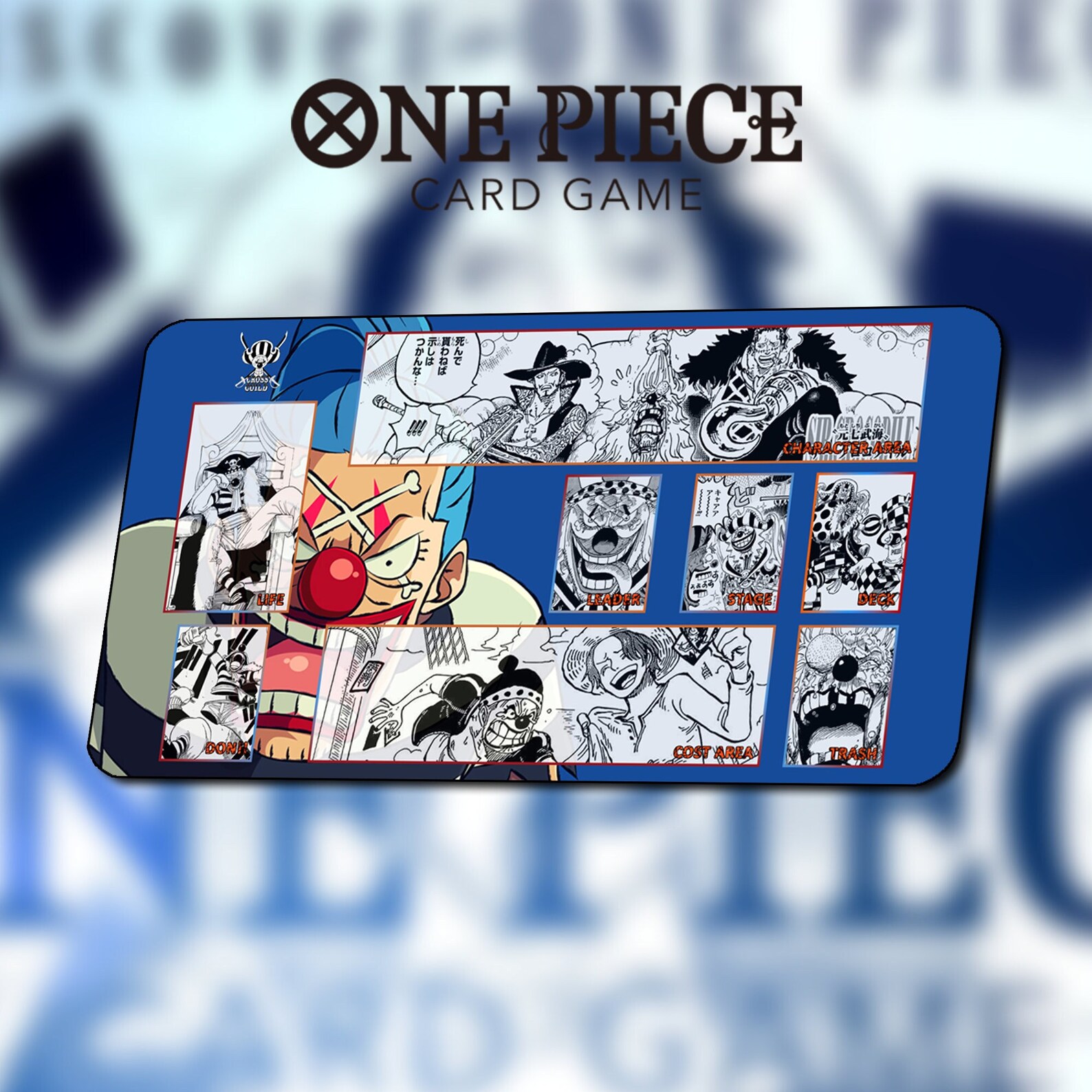 Playmat Buggy the Clown One Piece Card Game / Card Mat - Etsy