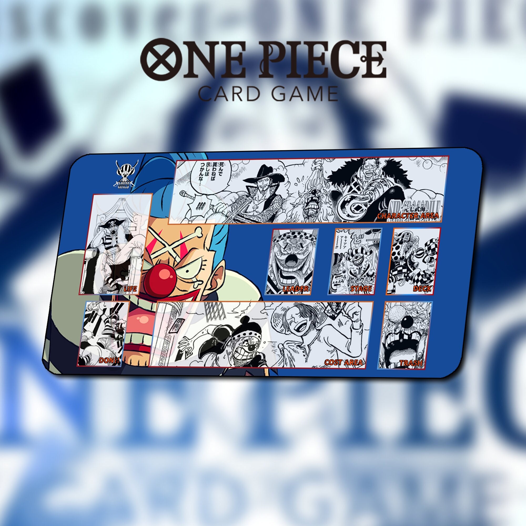 Playmat Buggy the Clown One Piece Card Game / Card Mat - Etsy