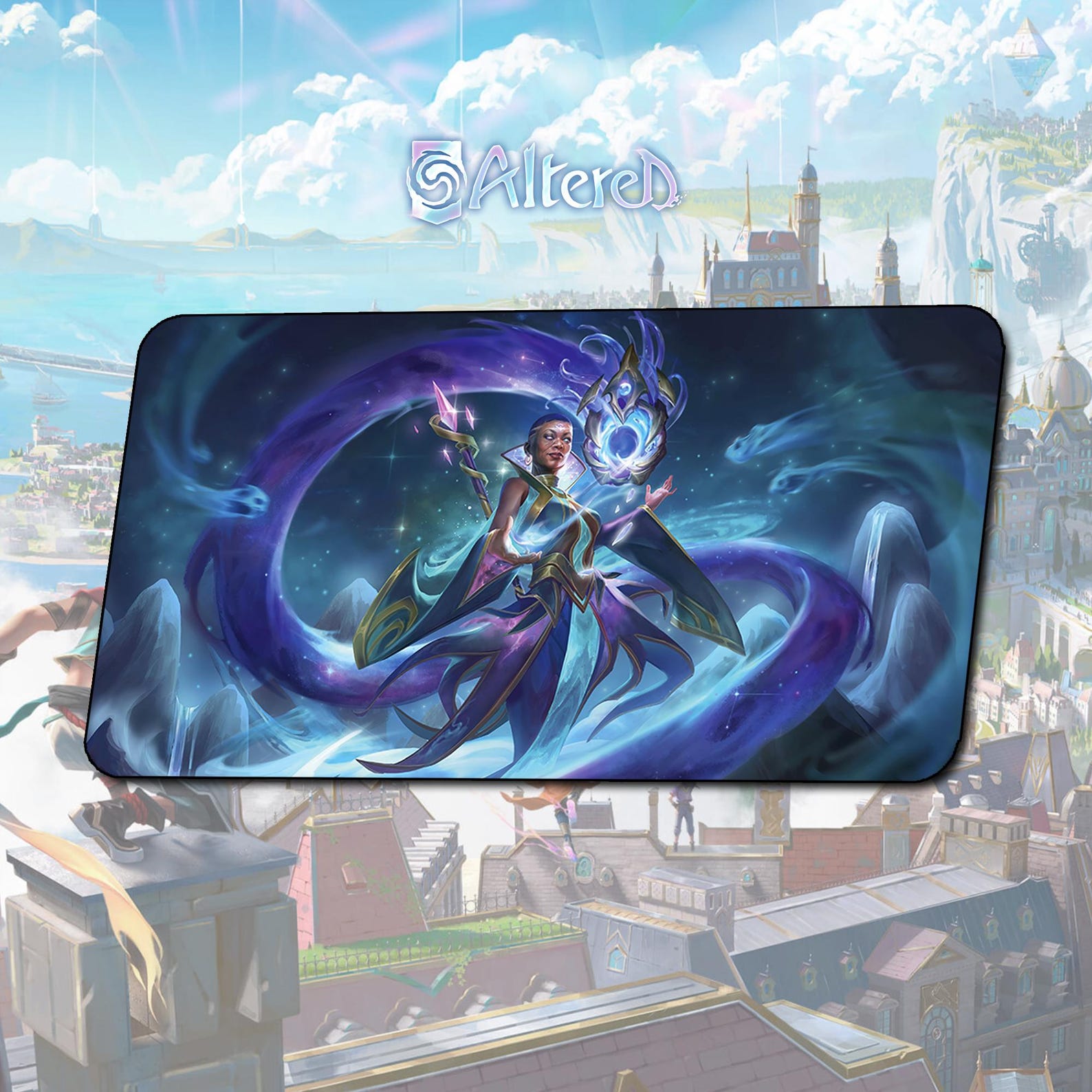 Playmat Lindiwe & Maw Altered TCG / 24x14 Inches 600x350x2mm - Etsy
