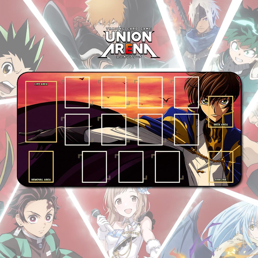Playmat Suzaku - Union Arena TCG / 24"x14" Inches (600x350x2mm) - Etsy