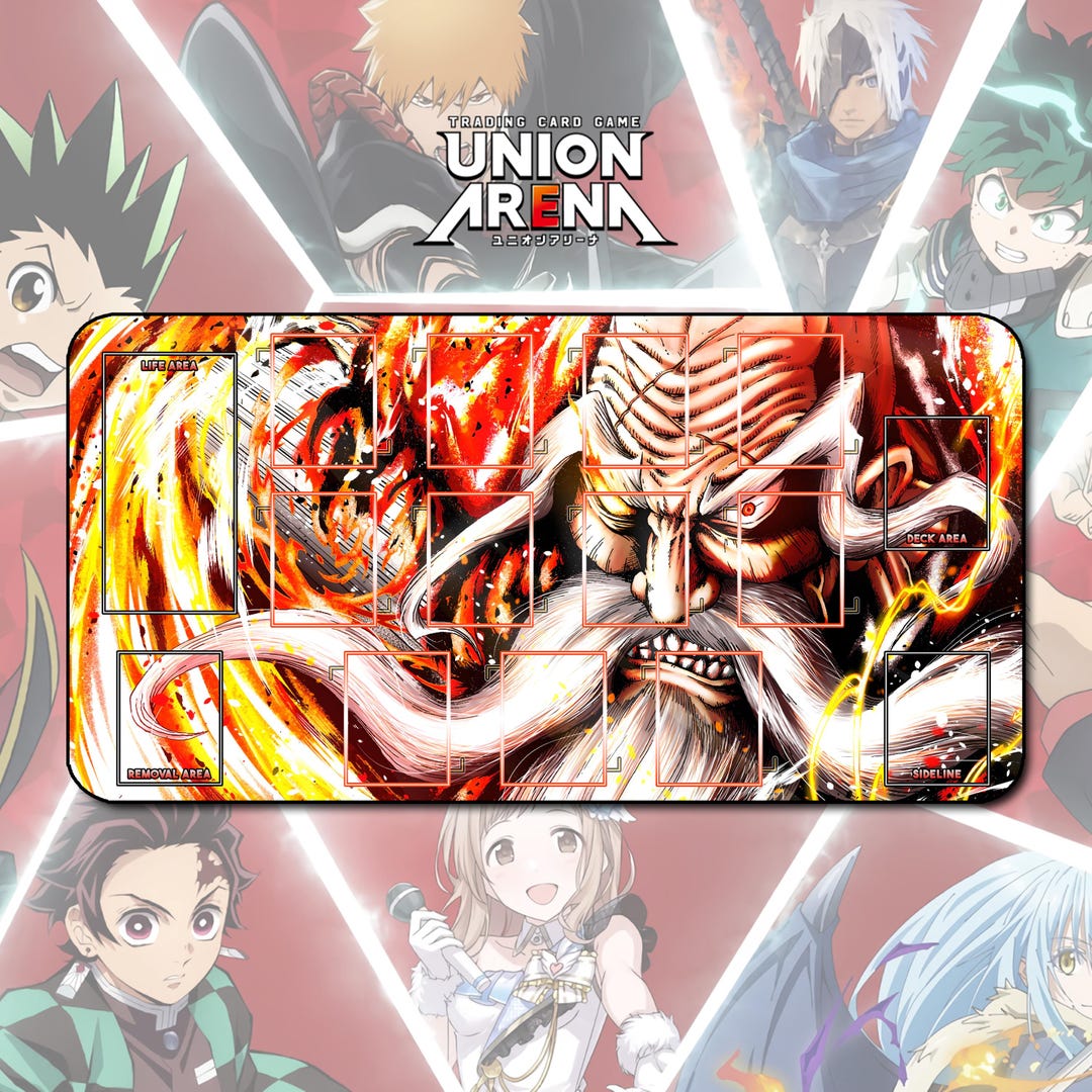 Playmat Yamamoto - Union Arena TCG / 24"x14" Inches (600x350x2mm) - Etsy