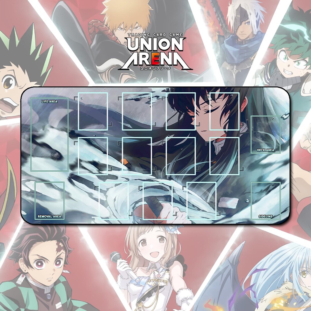 Playmat Muichiro - Union Arena TCG / 24"x14" Inches (600x350x2mm) - Etsy