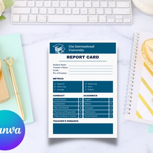 Printable Grade Card Template for Accurate School Grades and Progress ...