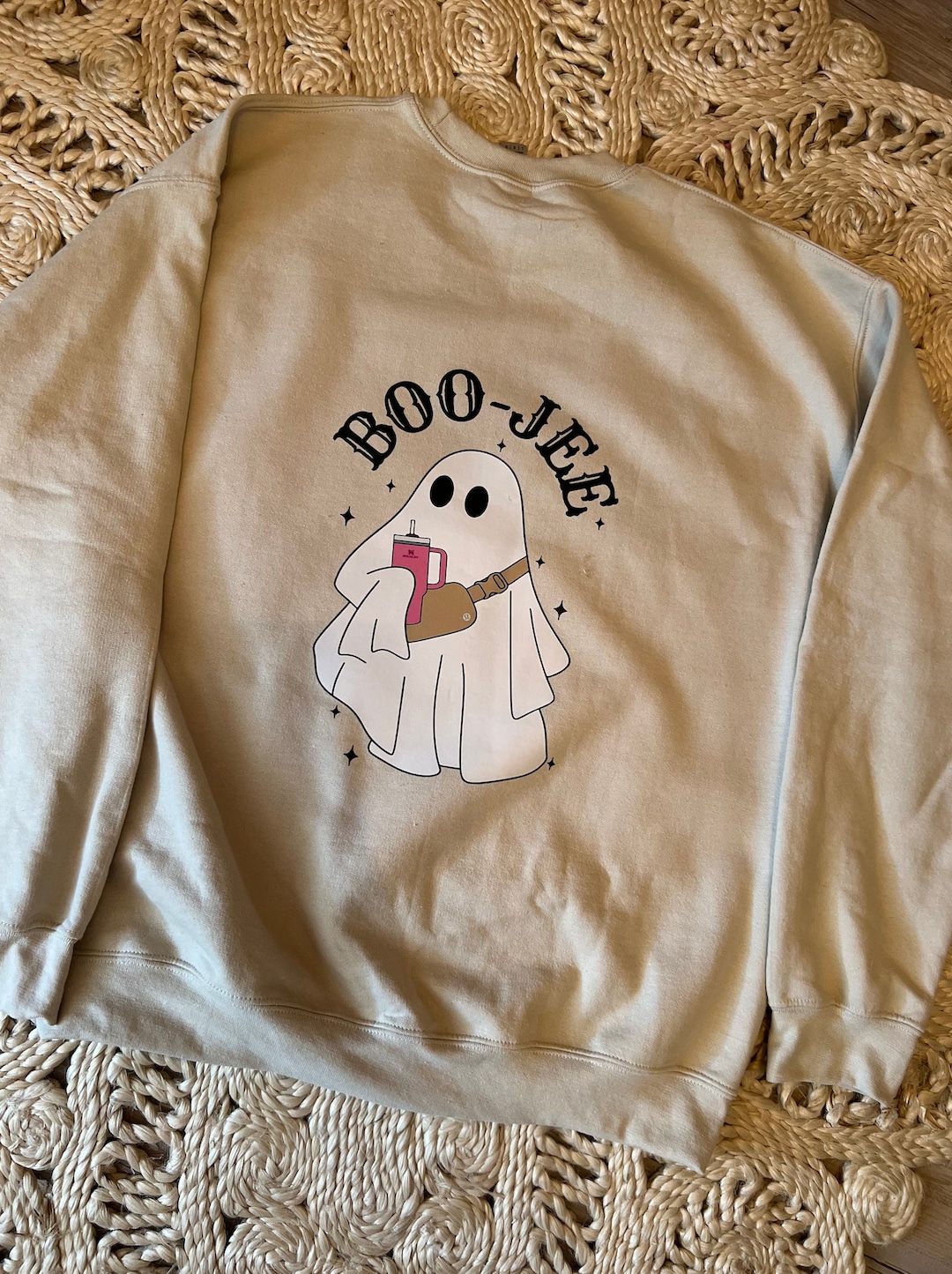 Boo-jee Halloween Crewneck Sweater Boujie Halloween Boo-jee Ghost ...