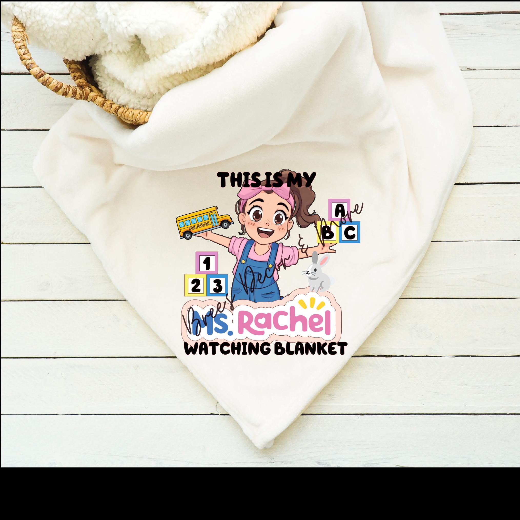 Ms. Rachel Watching Blanket | Ms. Rachel Blanket | Kids Plush Blanket ...
