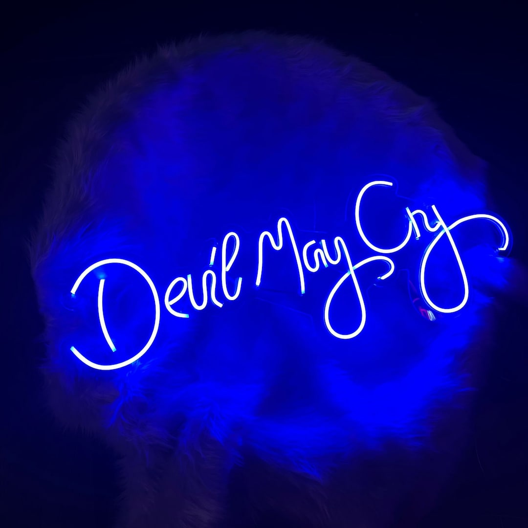 Devil May Cry Neon Sign Devil May Cry Decor Game Room Decor - Etsy UK