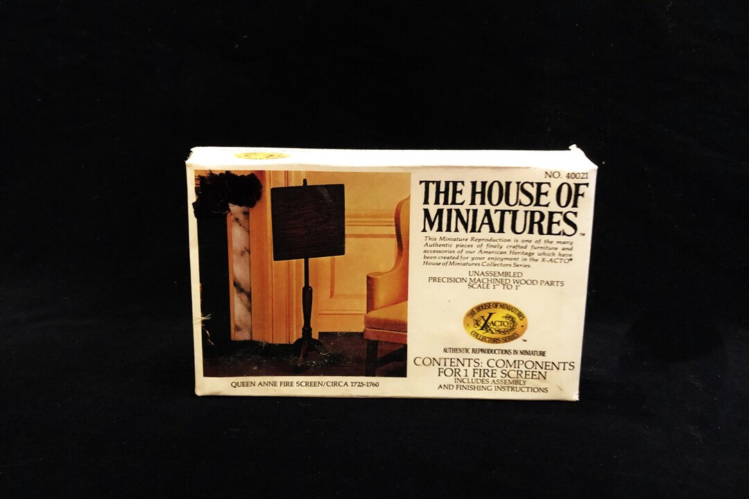 Miniature Queen Anne Fire Screen Kit - Etsy