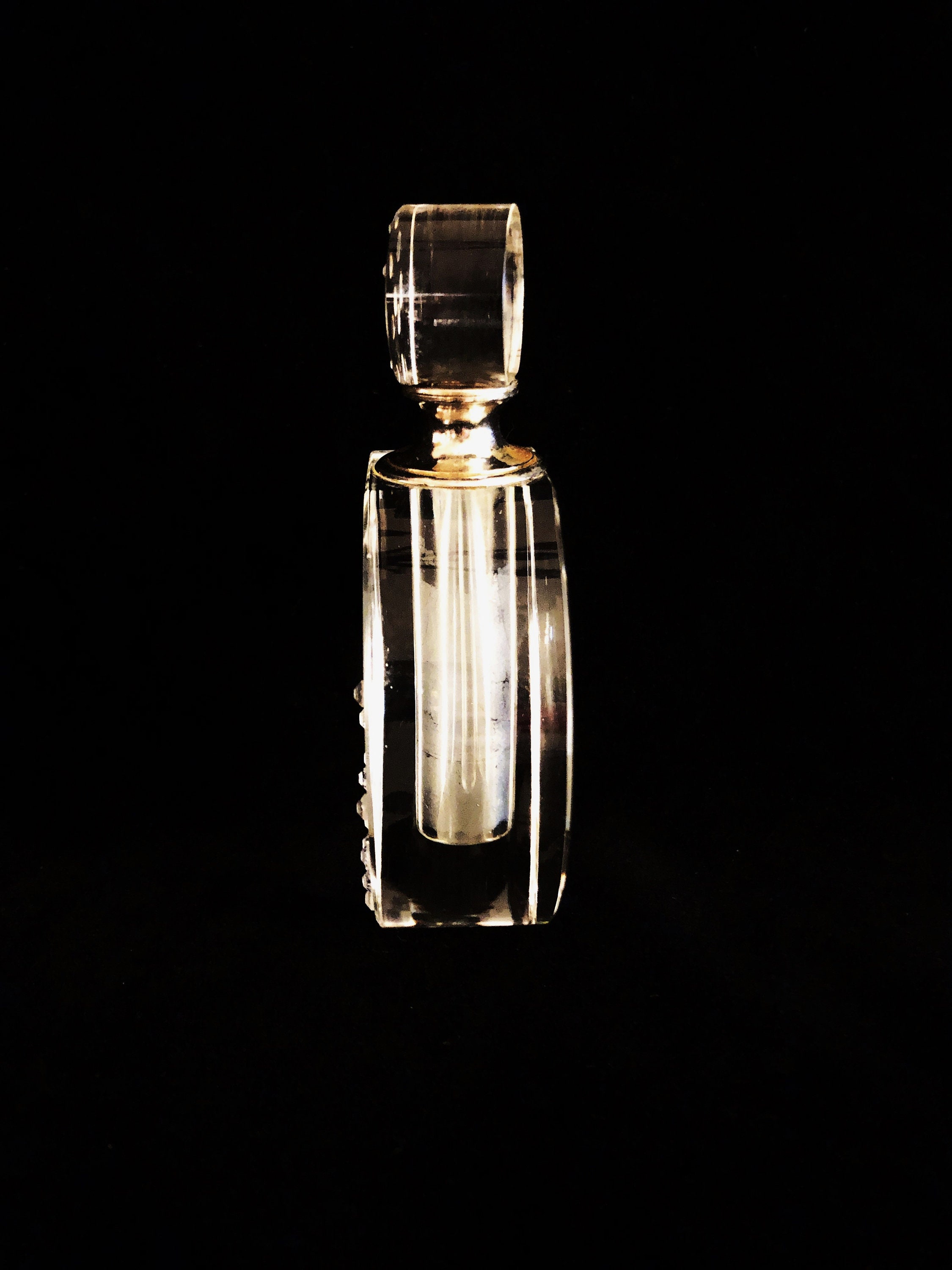 Vintage Art Deco Style Perfume Bottle - Etsy