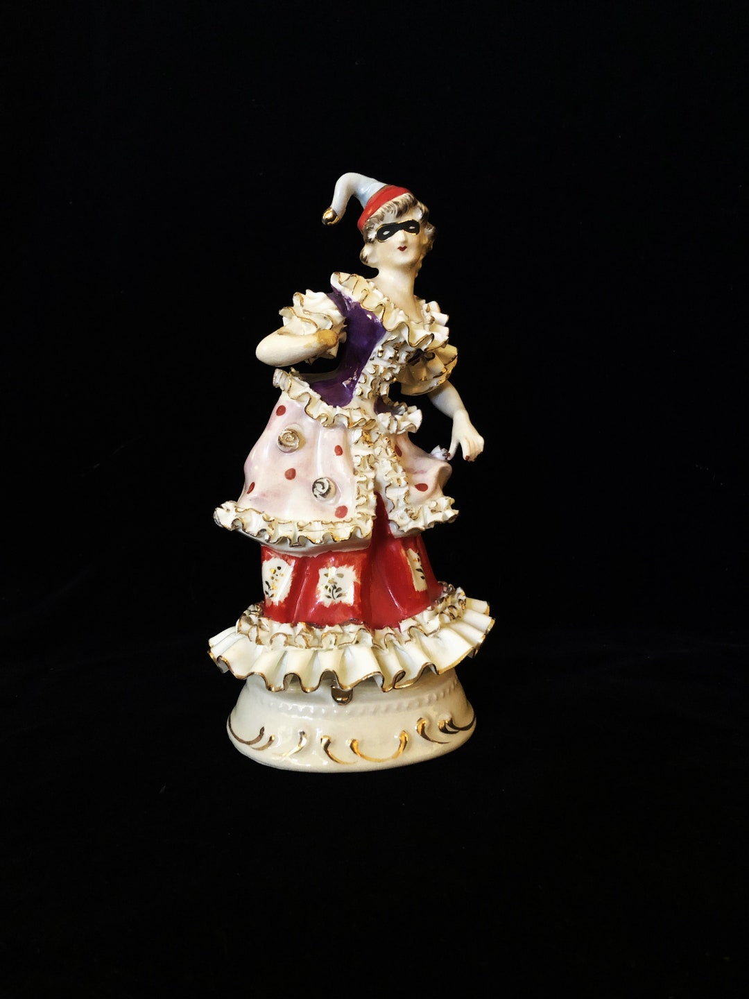 Venetian Dancing Lady Bone China - Etsy
