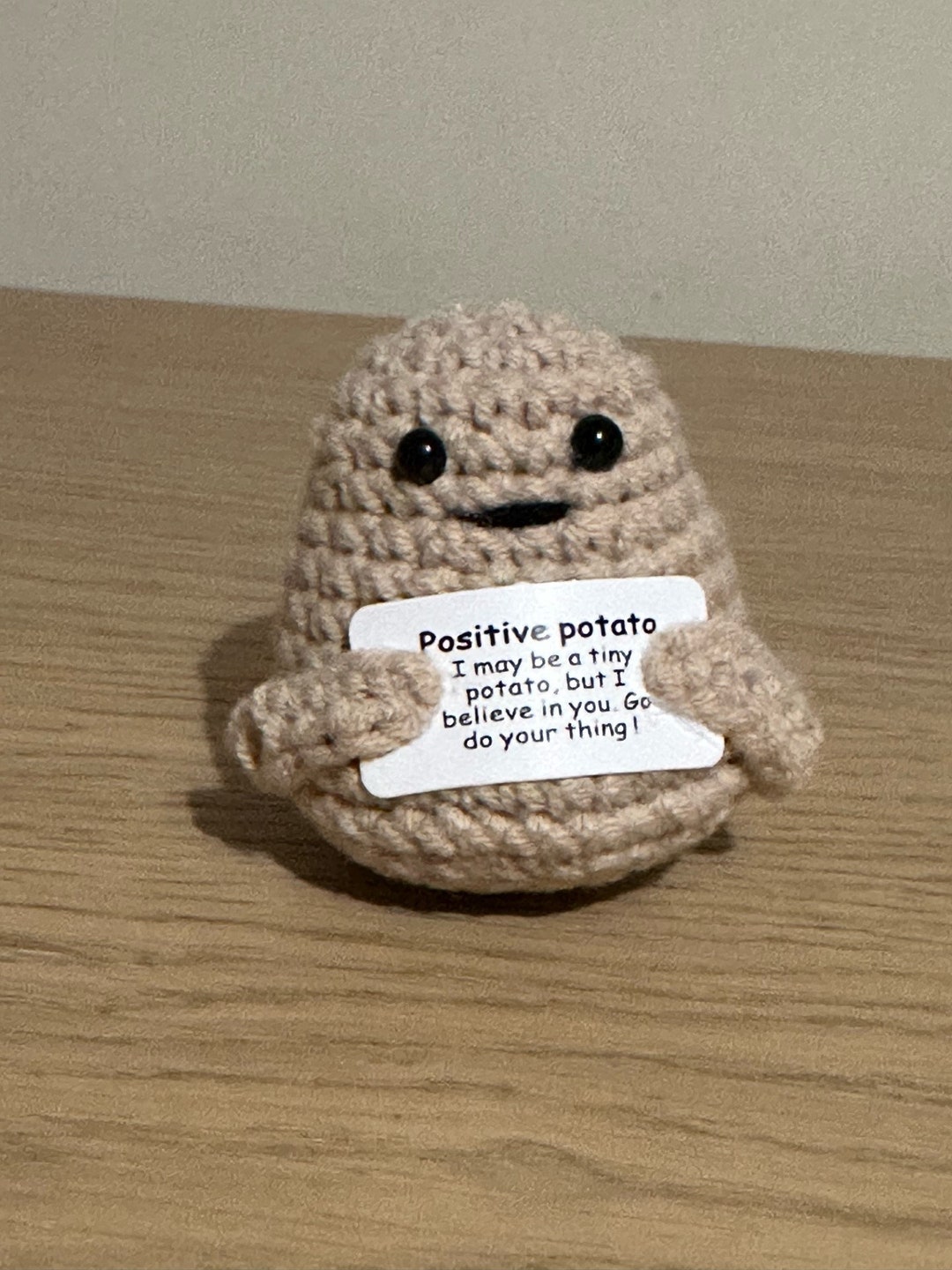 Positivity Potato Pocket Pet // Amigurumi/crochet Potato Cute Plushie ...