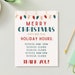 Editable Holiday Hours Template in Canva: Festive Flexibility for Your Business! - Etsy
