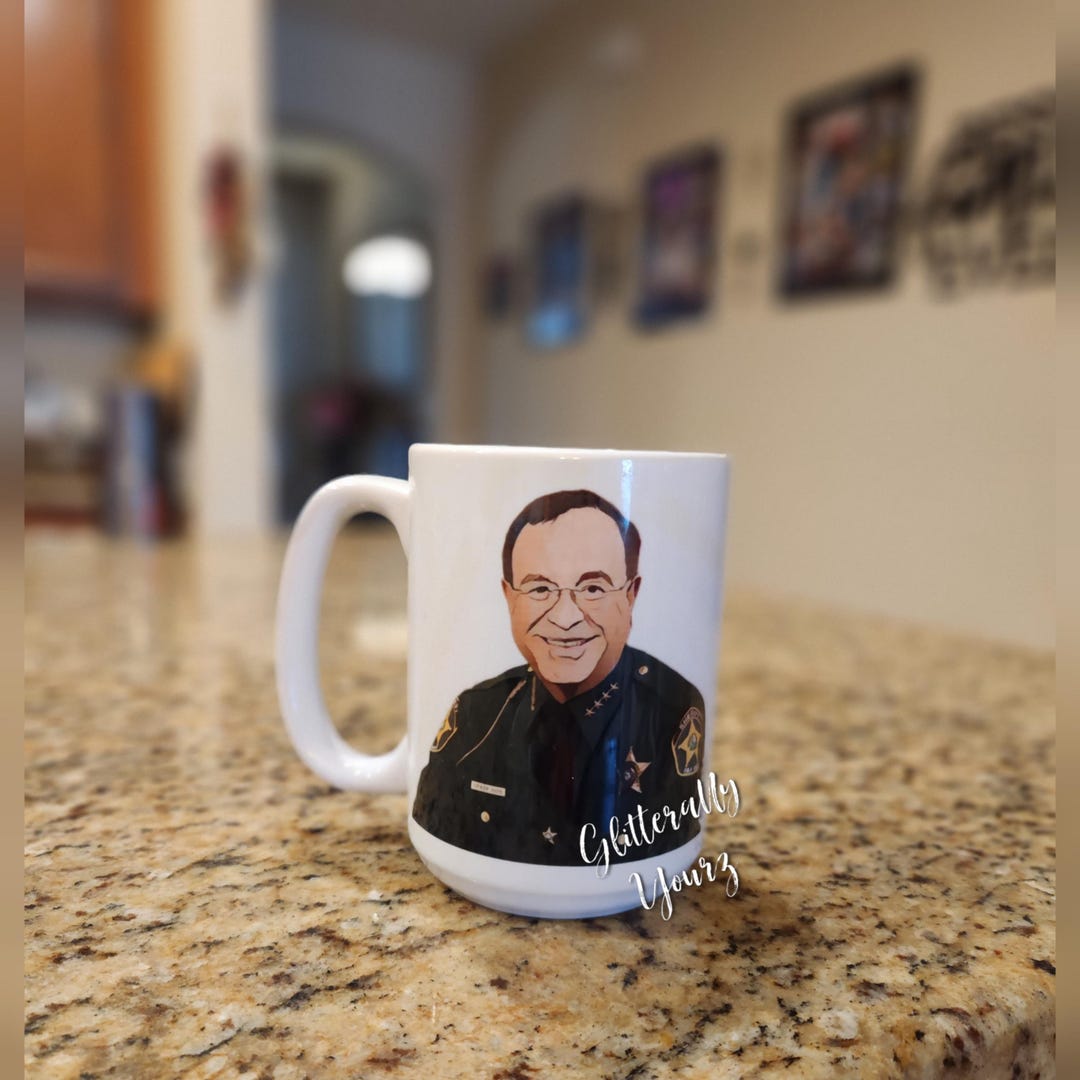 Sheriff Grady Judd Ceramic Mug, Sheriff Coffee Cup, Law Enforcement ...