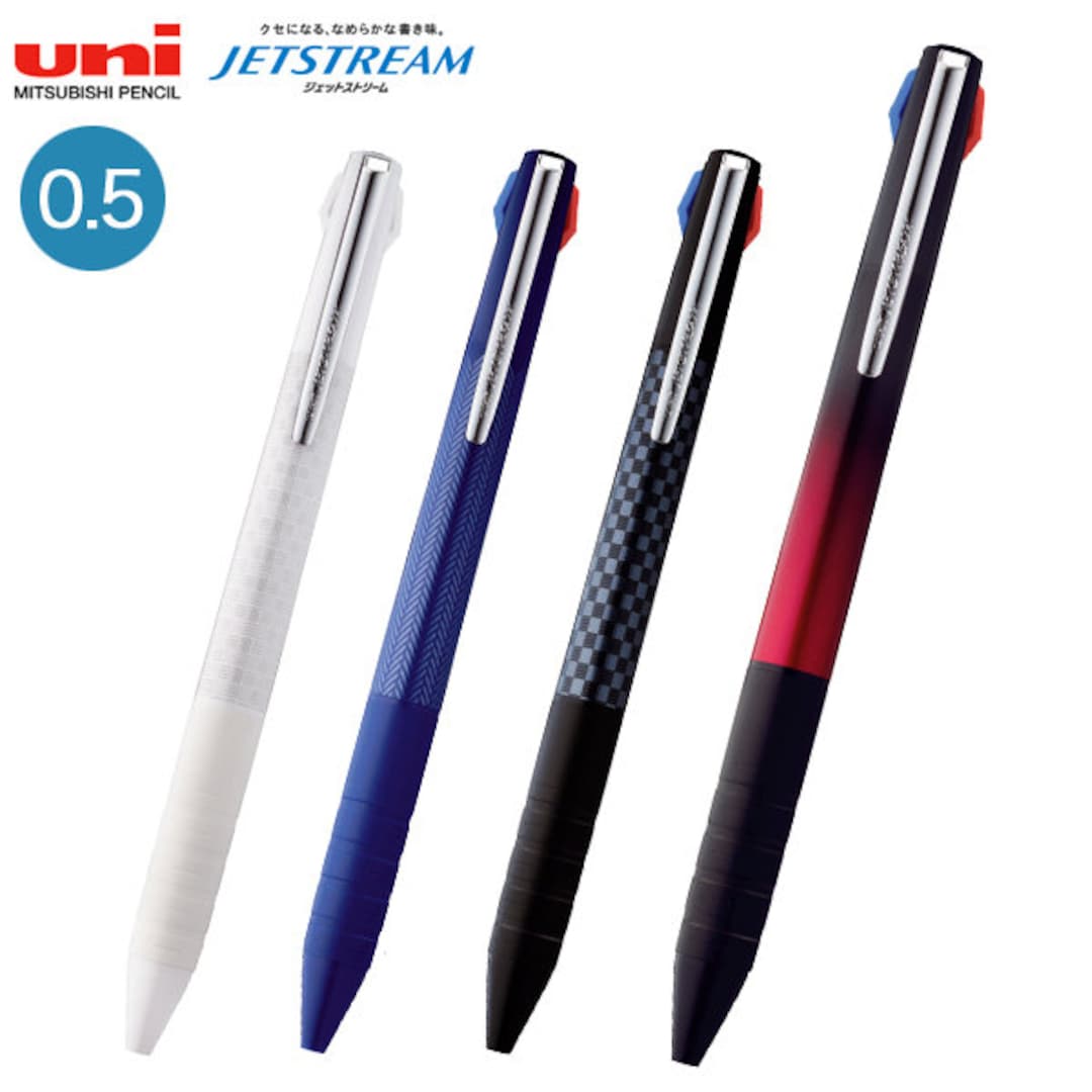 Uni Jetstream Slim Compact, 3 Colors Ballpoint Pen 0.5mm - Etsy