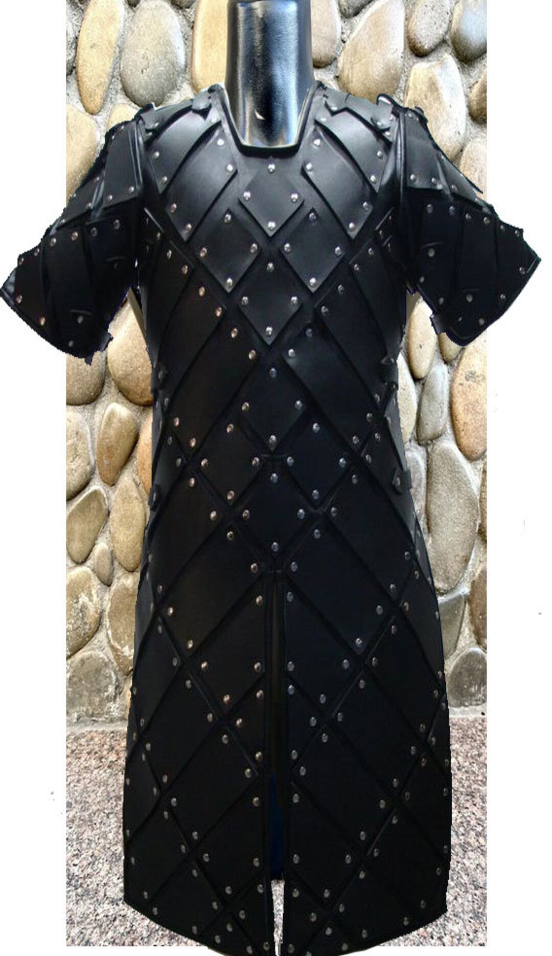 Leather Armor Chest Back & Shoulders - Etsy