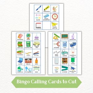 Classroom Bingo Game With 50 Printable Bingo Cards - Etsy