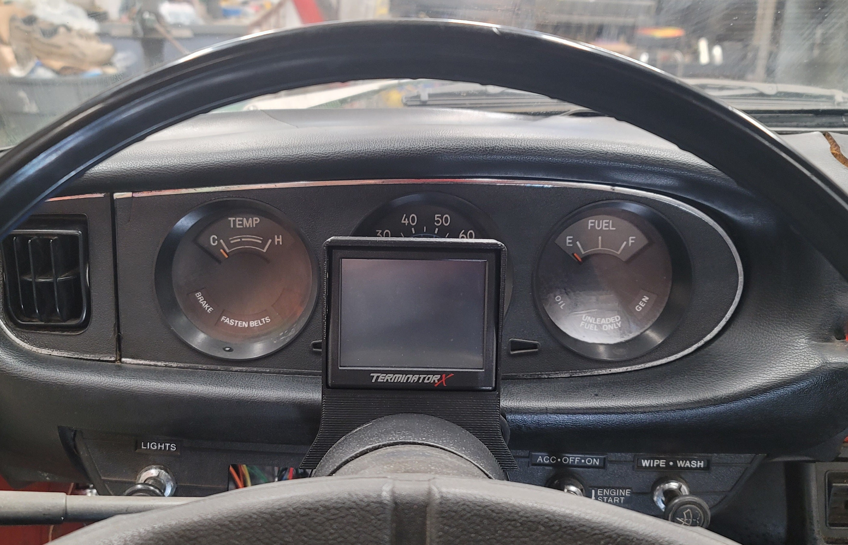 Column Mount for Holley Sniper, Dominator and Terminator X 3.5 Screen ...