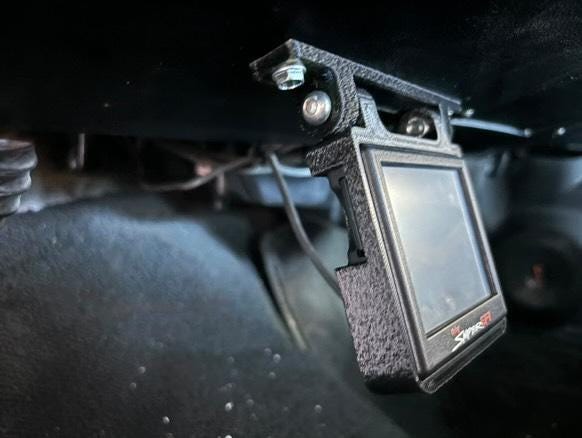 Under Dash Mount for Holley EFI 3.5" Screen Terminator X, Sniper and ...