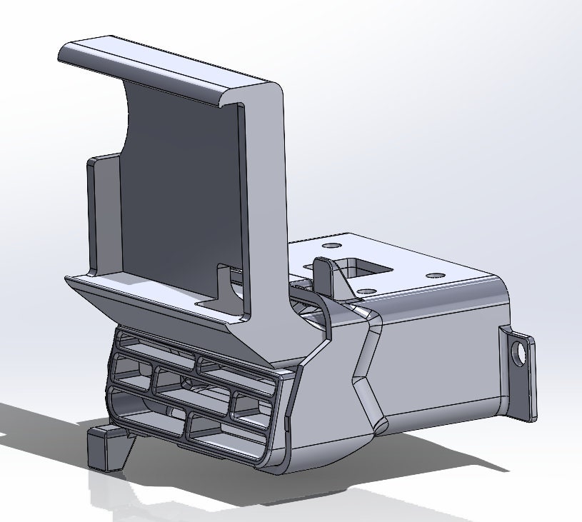 Holley 3.5 Terminator Screen in Vent Mount for S14 Nissan 240sx 1995 ...