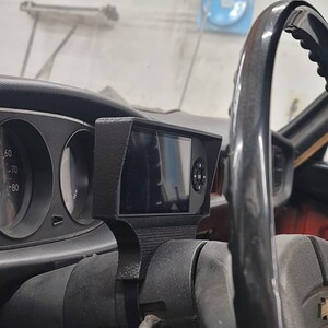 Column Mount W/ Sun Visor for Fitech EFI 30001, 30002 Handheld Screen ...