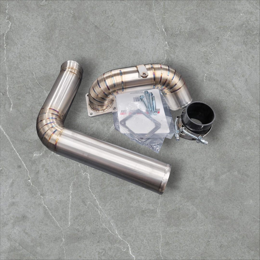 Stainless Steel Intake Horn & Cold Side Piping Kit for 5.9L Cummins 03 ...