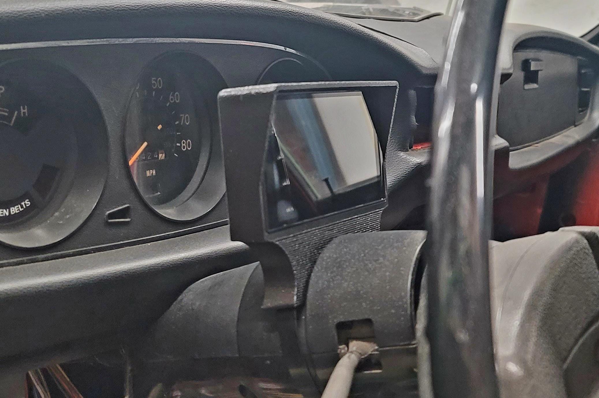 Column Mount for Holley EFI Sniper, Dominator and Terminator X 5 Inch ...