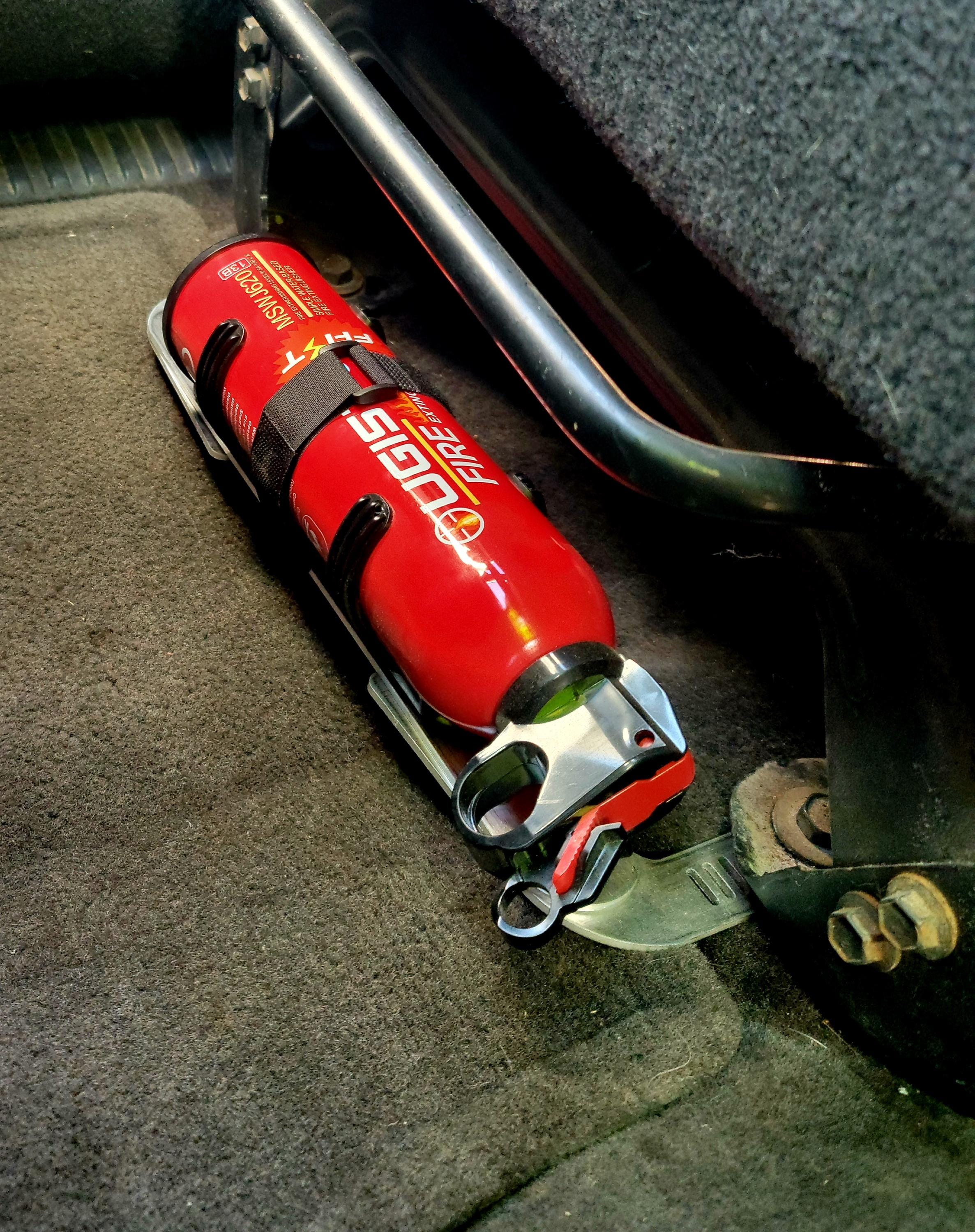 Universal Under Seat Fire Extinguisher Mount. 14" to 18" Adjustable ...