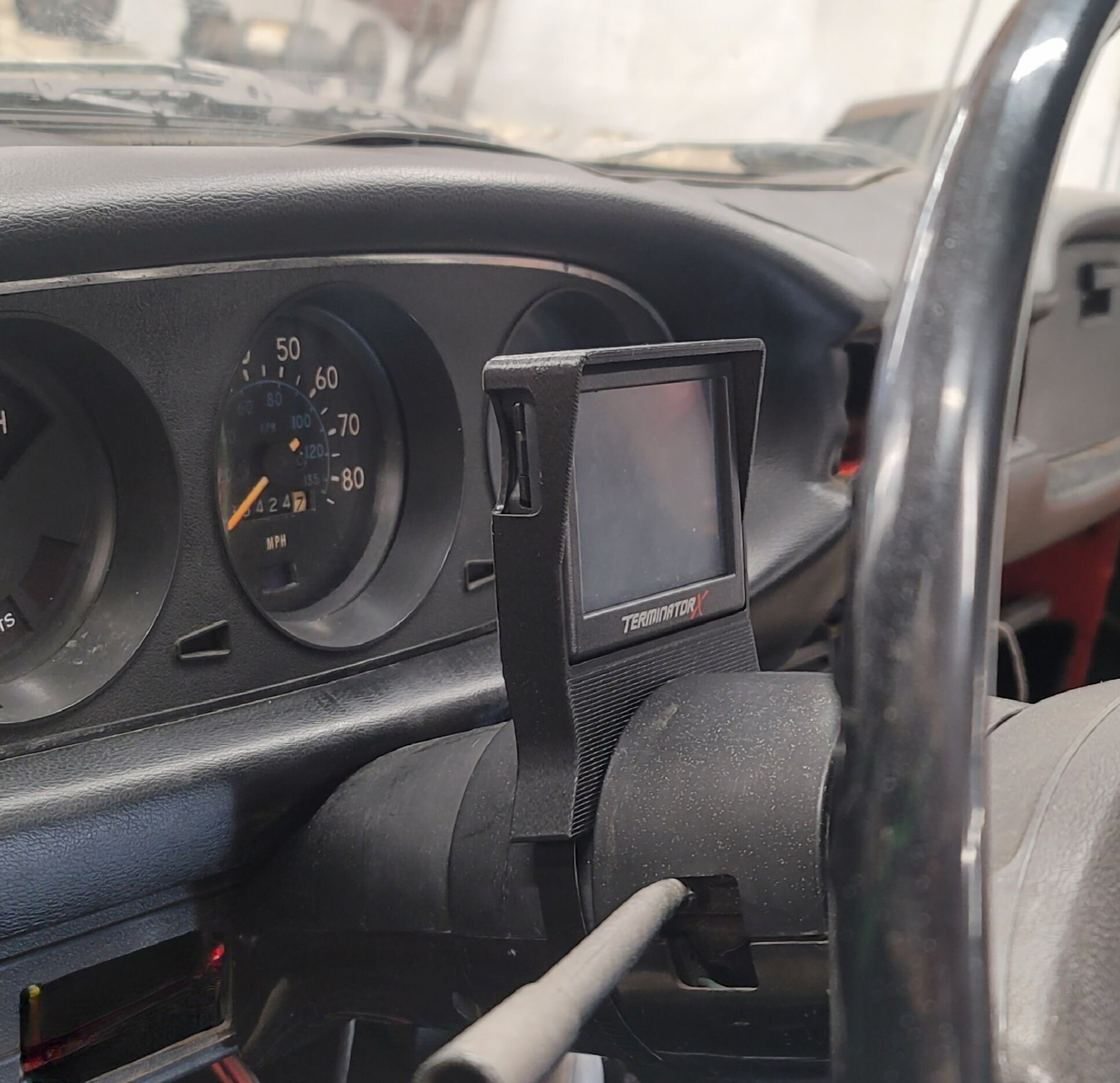 Column Mount for Holley Sniper, Dominator and Terminator X 3.5" Screen ...