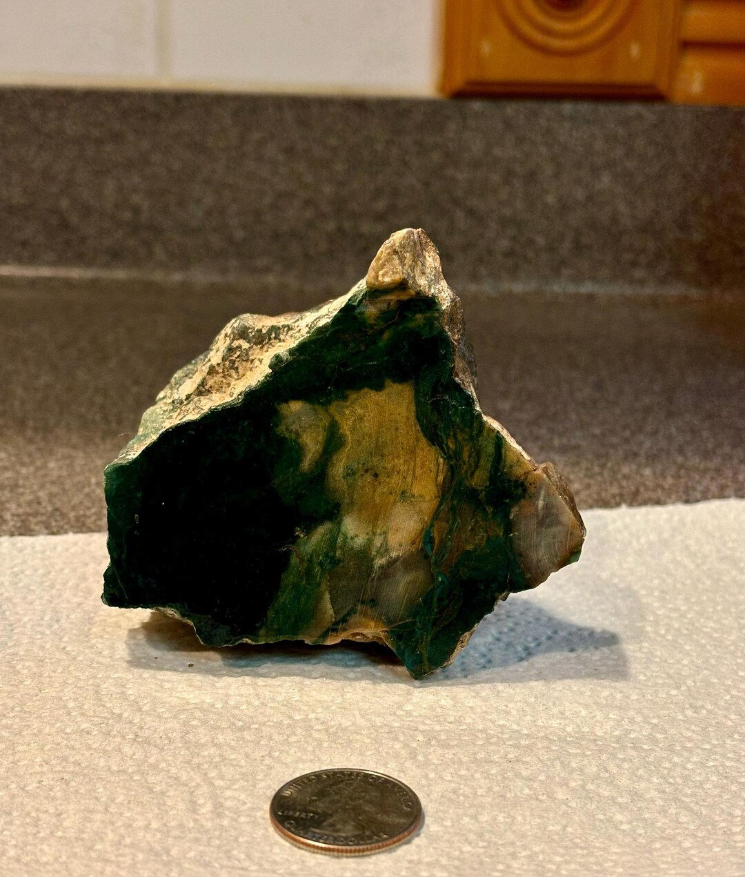 Gary Green Jasper Display Piece - Etsy