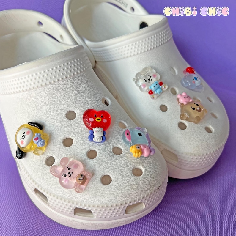 Jelly Kpop Shoe Charms: Kawaii Korean Boy Band Cartoon Charms - Etsy