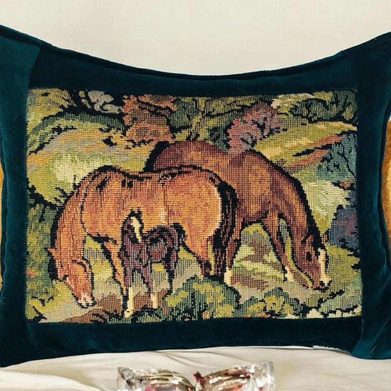 Equestrian Pillow - Etsy