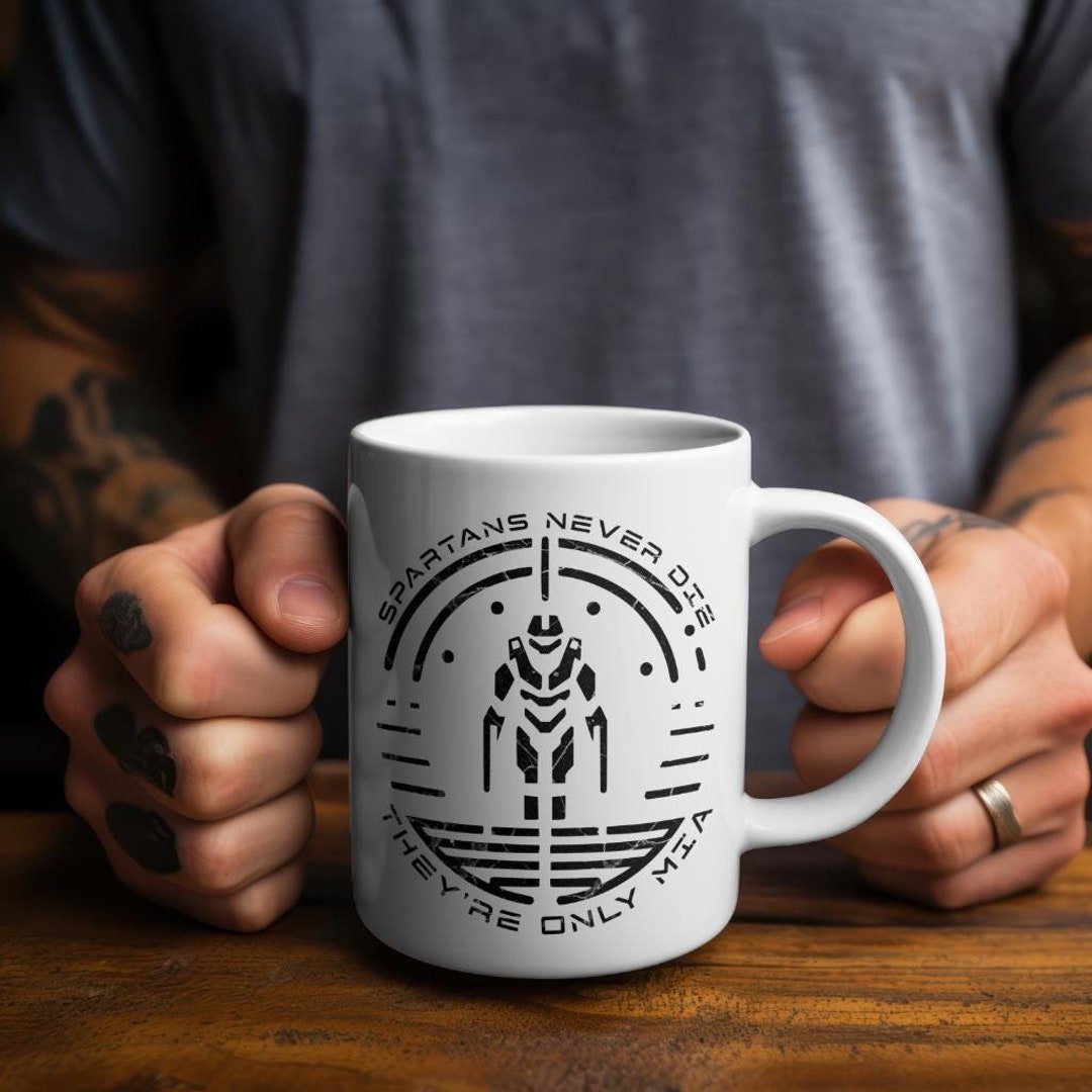 Halo Master Chief Mug, Video Game Coffee Mug, Geek and Nerd Birthday ...