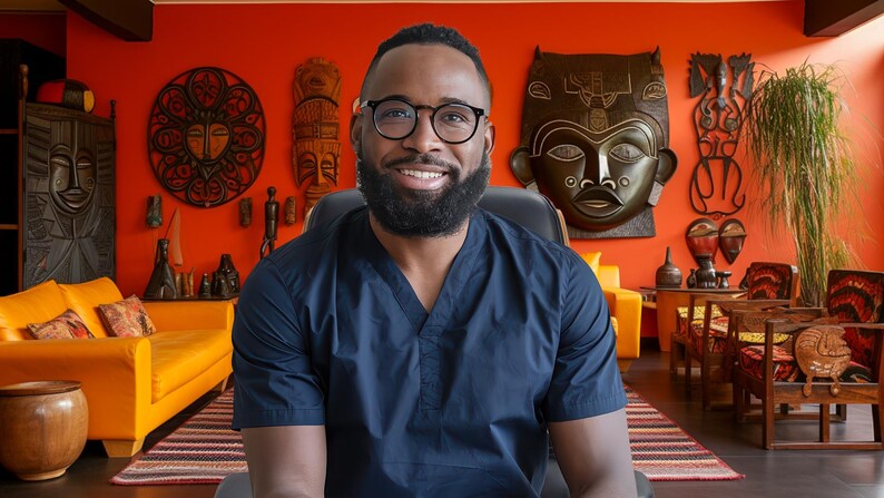 African Zoom Background Bundle | Digital Wall Art With Clear and ...