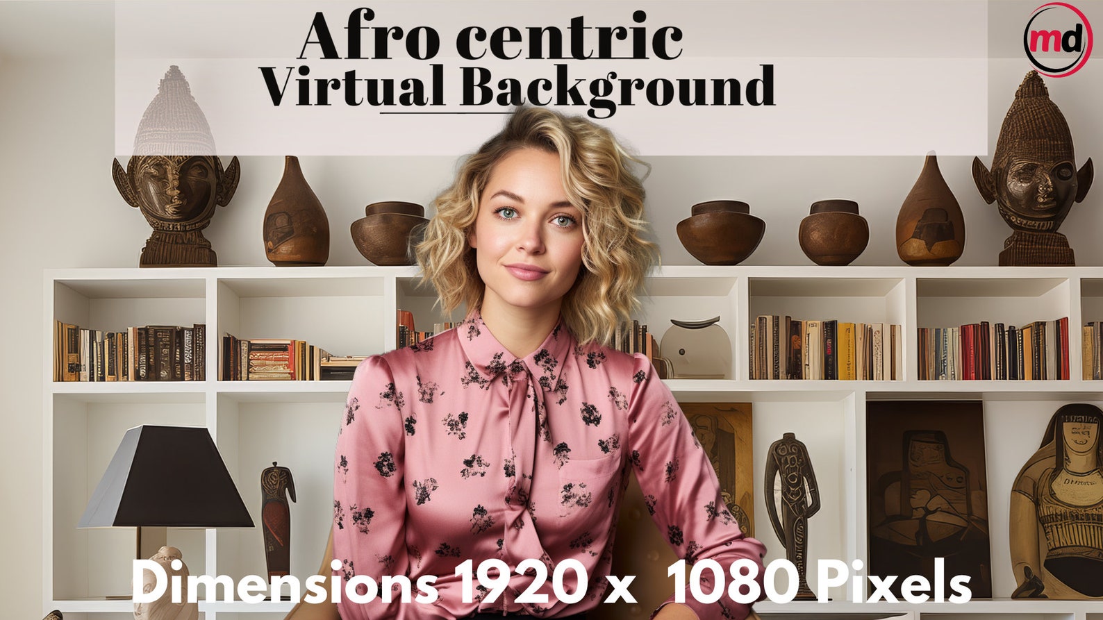 African Tribal Virtual Background: Zoom, Teams, Google Meet (PNG) - Etsy