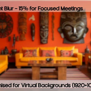 African Zoom Background Bundle | Digital Wall Art With Clear and ...