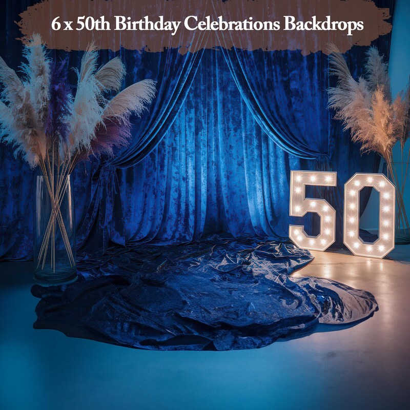 50th Birthday Backdrop - Etsy