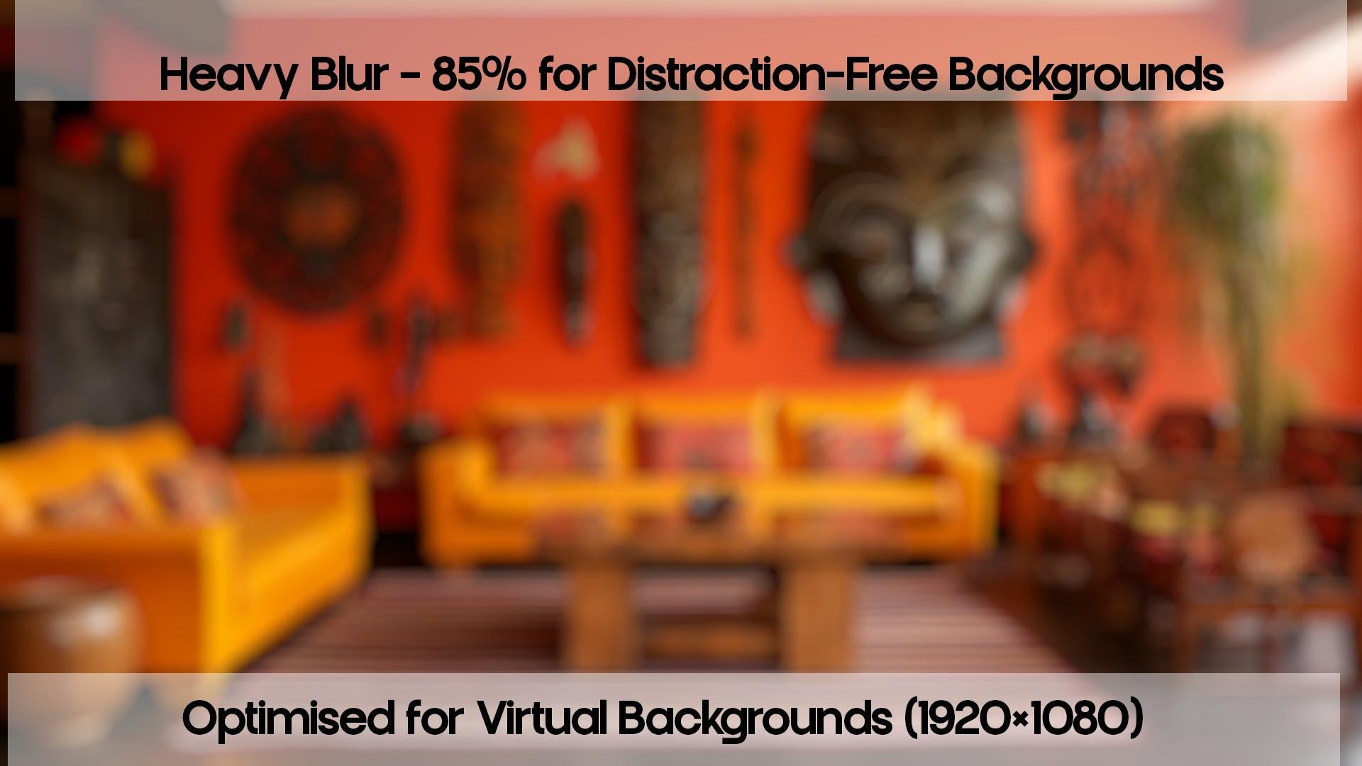 African Zoom Background Bundle | Digital Wall Art With Clear and ...