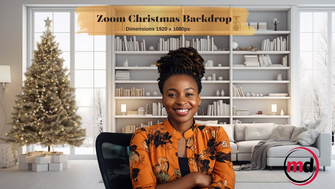 Christmas Virtual Background is Ideal for Office Virtual - Etsy