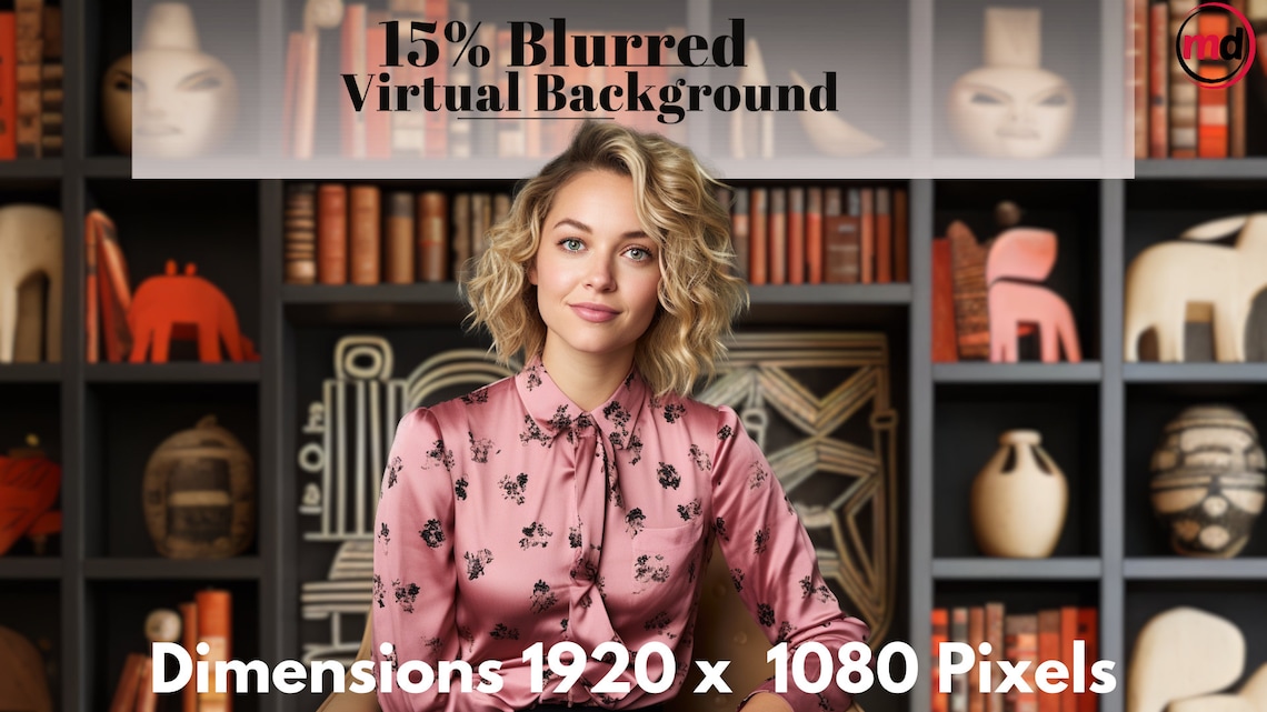 African Zoom Background | Tribal Virtual Meeting Backdrop | Digital ...
