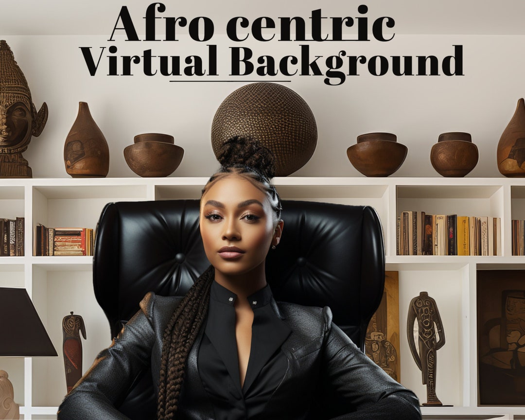 African Tribal Virtual Background | Zoom Background | Teams Meeting Backdrop | Digital African ...