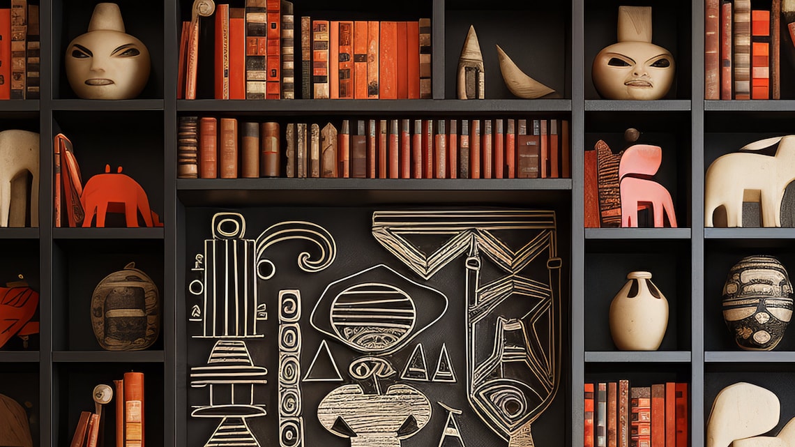 African Zoom Background | Tribal Virtual Meeting Backdrop | Digital ...
