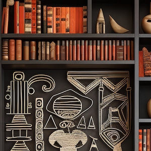 African Zoom Background, Virtual Background, Digital Wall Art, Ideal ...