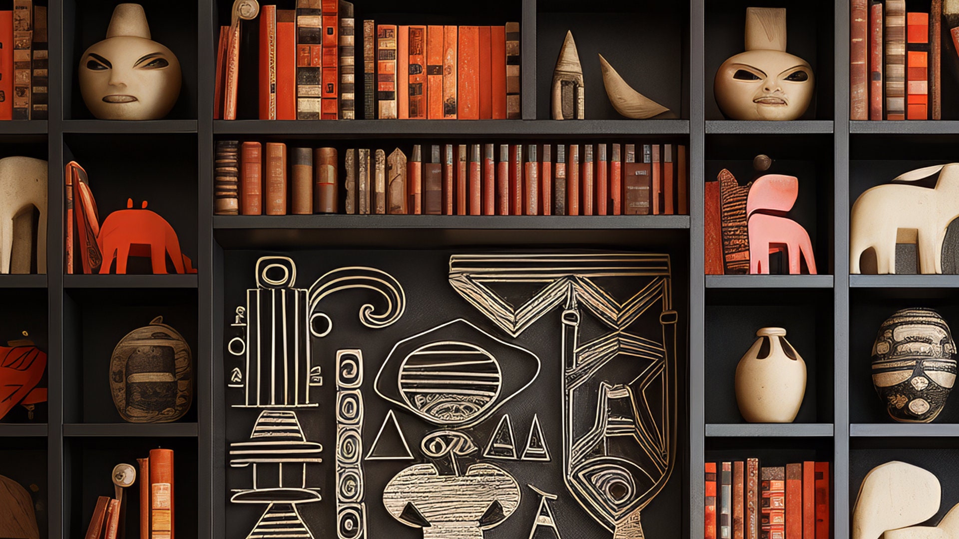 African Zoom Background, Virtual Background, Digital Wall Art, Ideal ...