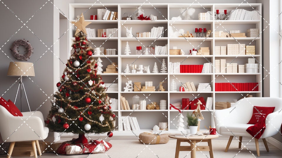 Zoom Background Bundle for Christmas Office Virtual Events, Digital ...