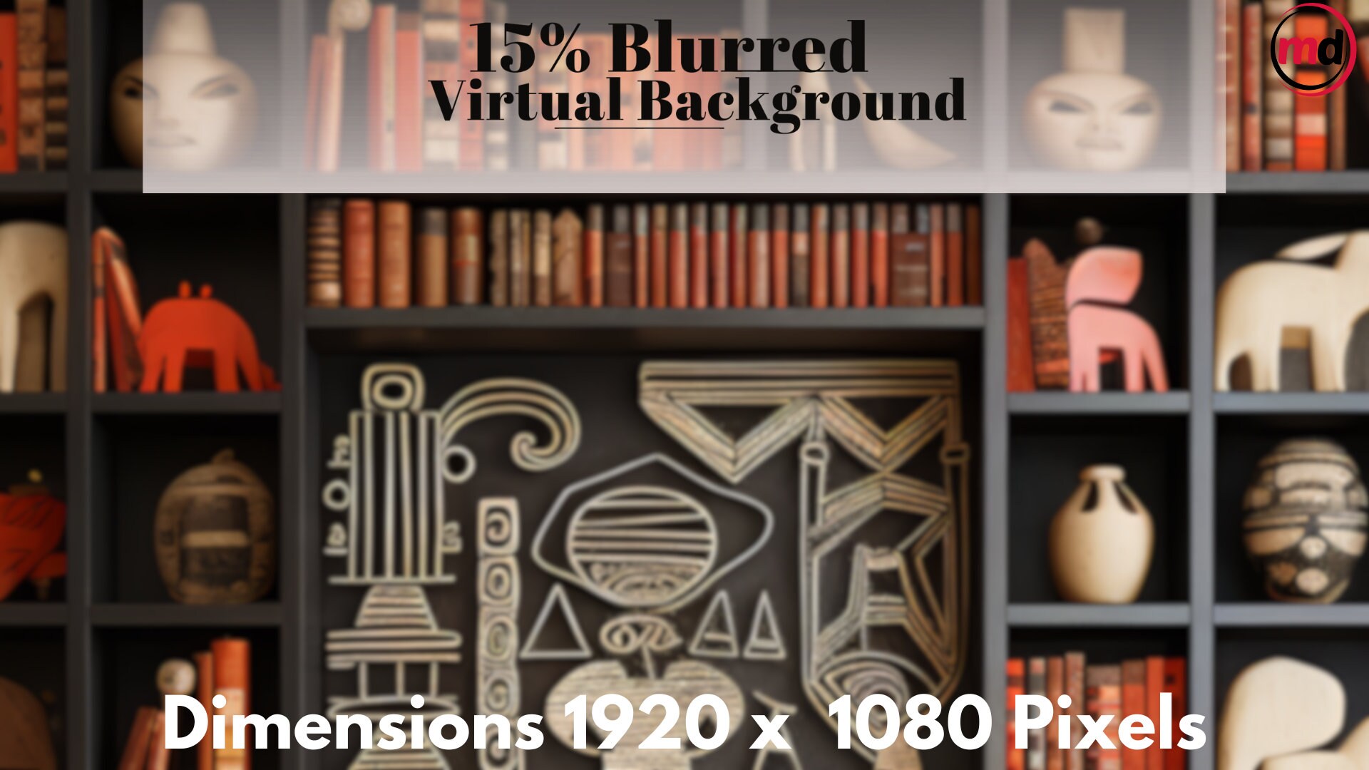 African Zoom Background, Virtual Background, Digital Wall Art, Ideal ...