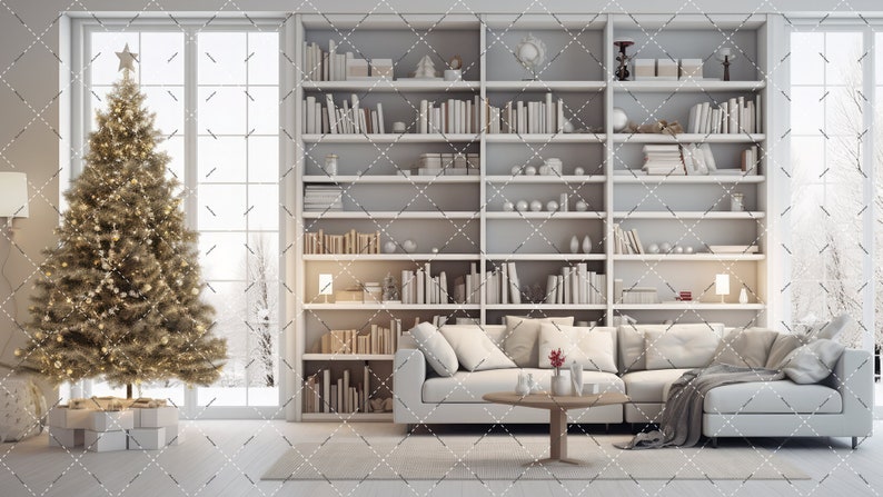 Christmas Virtual Background is Ideal for Office Virtual - Etsy