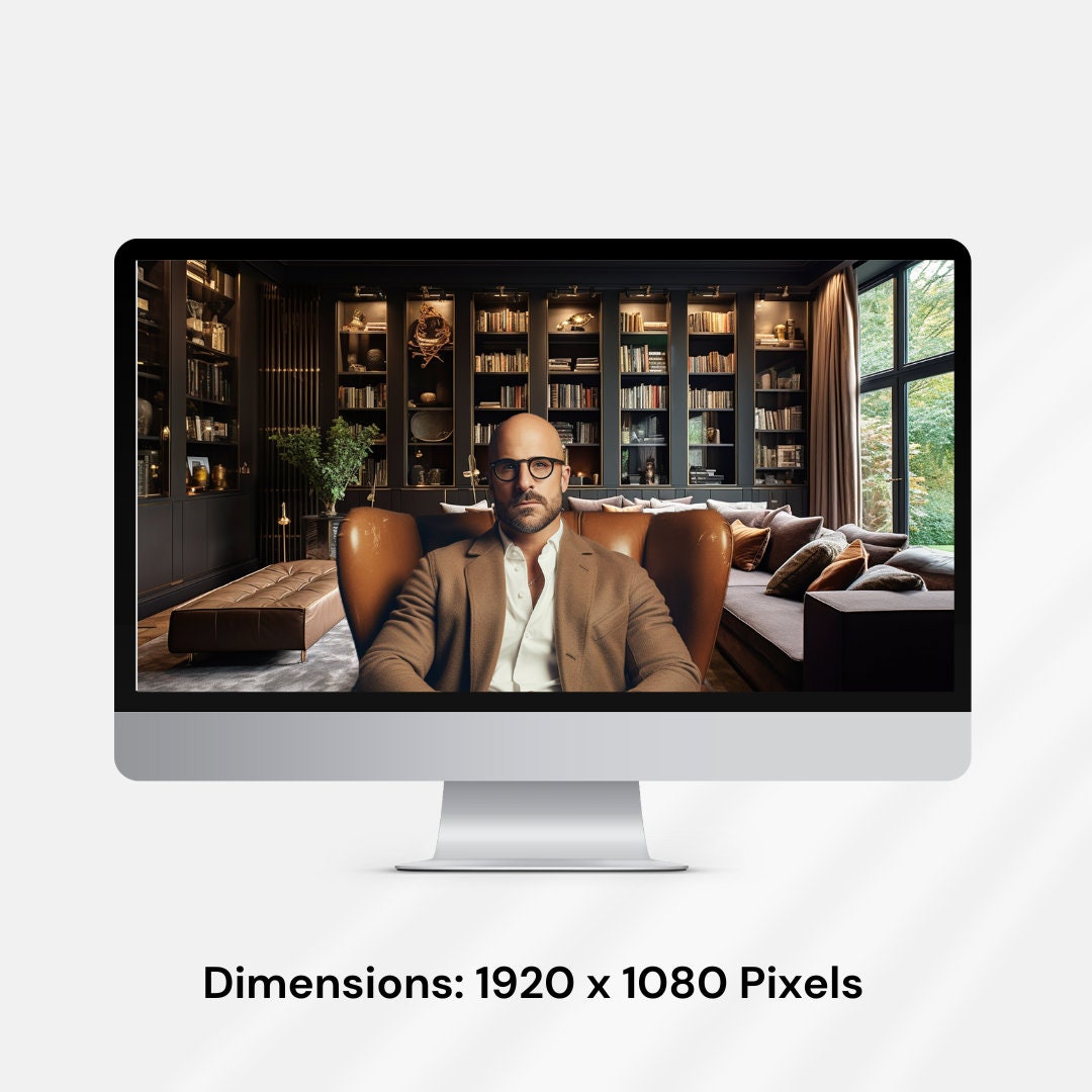 Digital Office Background for Video Conferencing. It Can Be Used as a ...